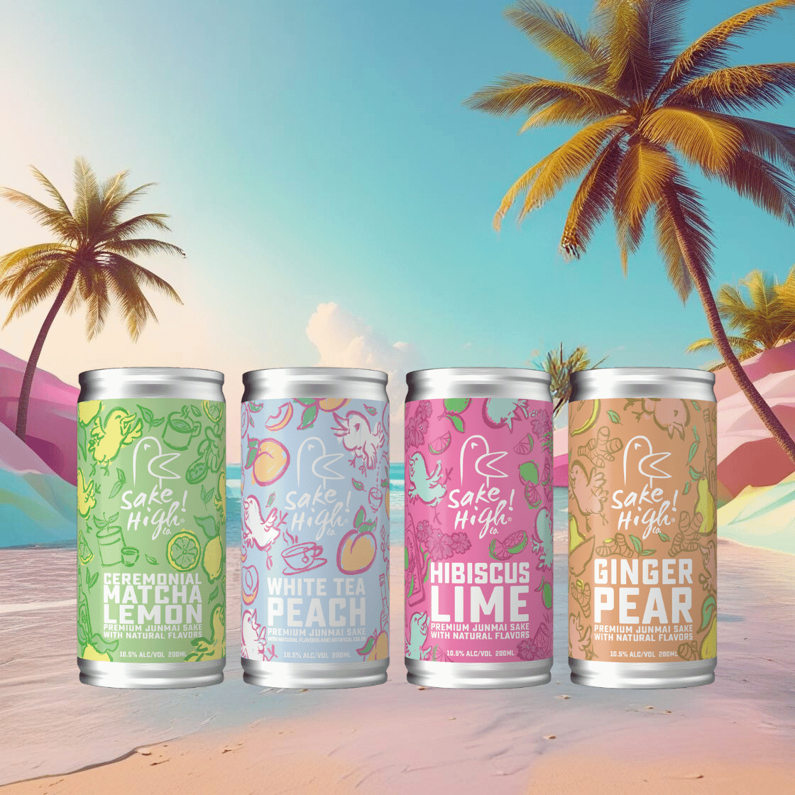 Sake High! — Brewed with Love in Japan.